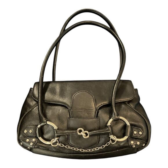 Paradox | Bags | Rare Paradox Black Genuine Leather Shoulder Bag ...